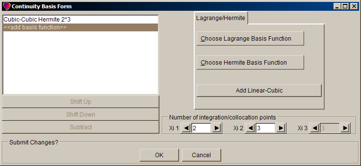 Continuity Basis Form – Continuity